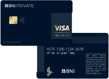 BNI Visa Infinite Private Credit Card | BNI