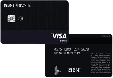 BNI Visa Infinite Private Credit Card | BNI
