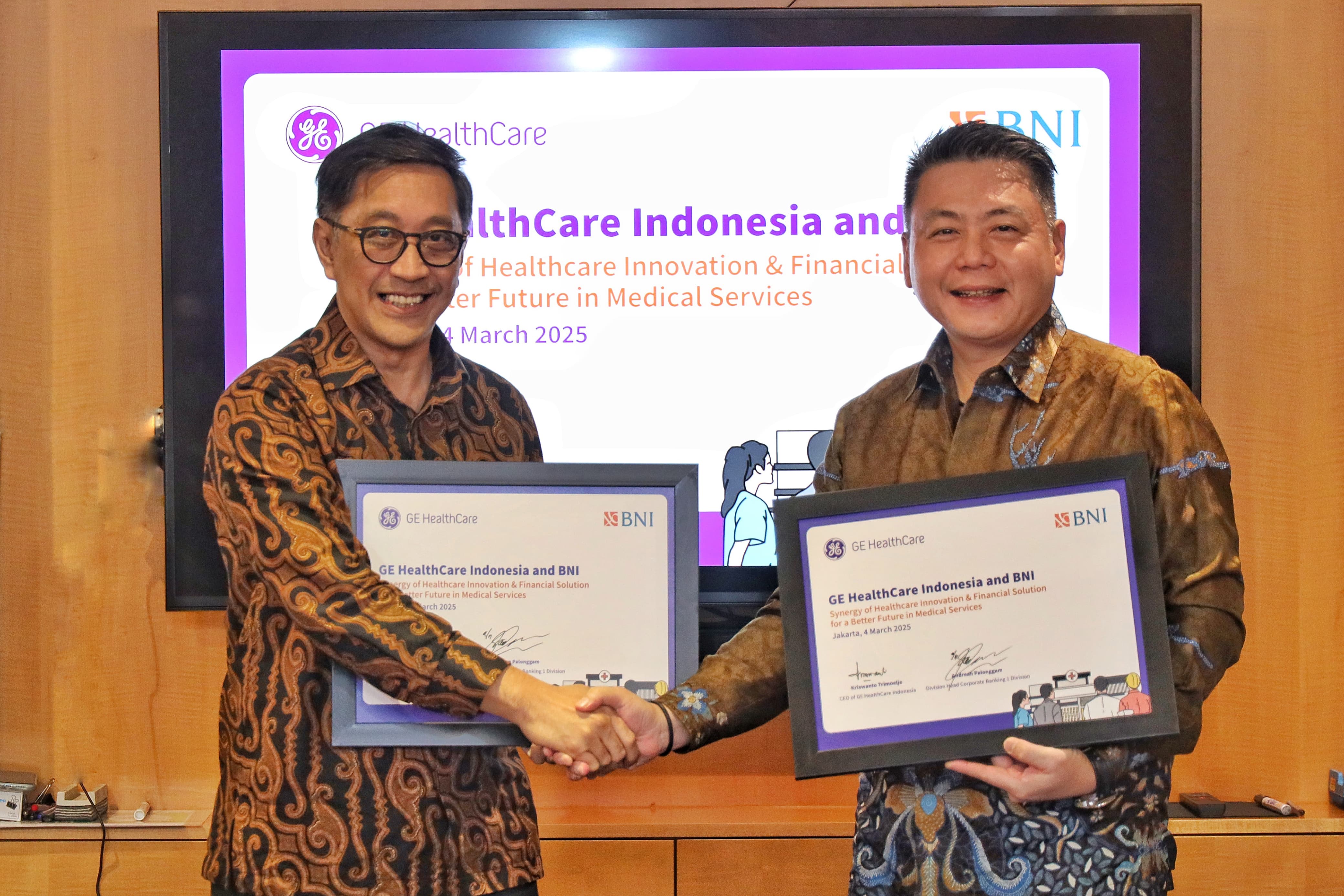 Tingkatkan Inovasi Layanan Kesehatan, BNI dan GE Healthcare ...